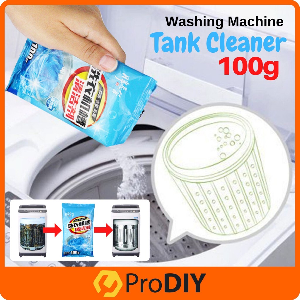 100g Washing Machine Tank Cleaner Detergent Powder Removal Internal ...