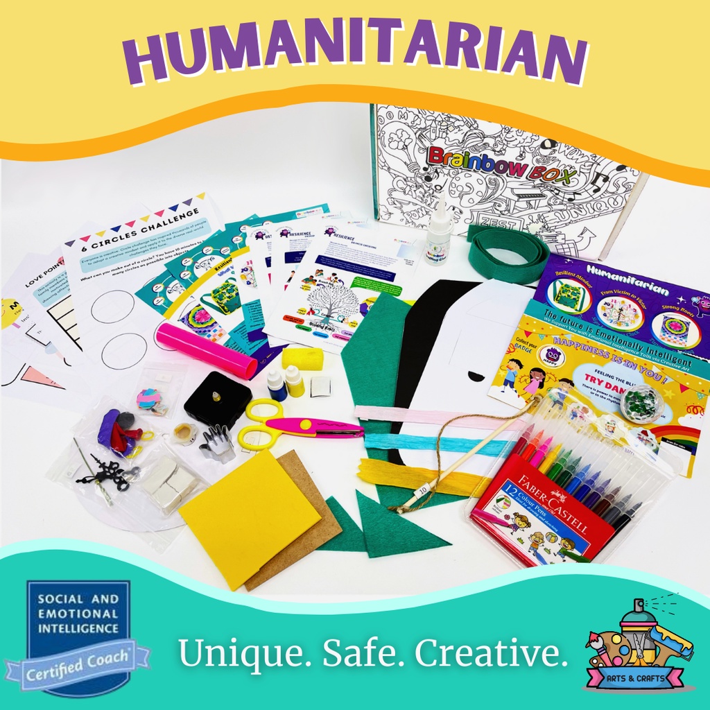 Brainbow Kids Rainbow Adventure Humanitarian Creative Art Craft Project ...