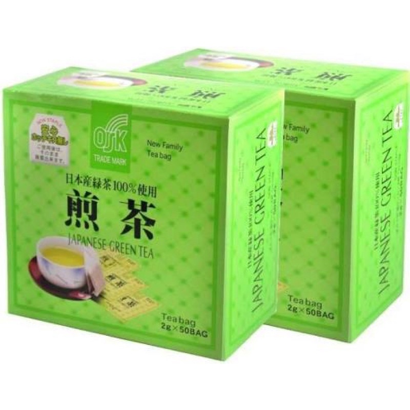 (Set2)OSK Japanese Green Tea 2g x 50bags x 2 boxes | Shopee Malaysia