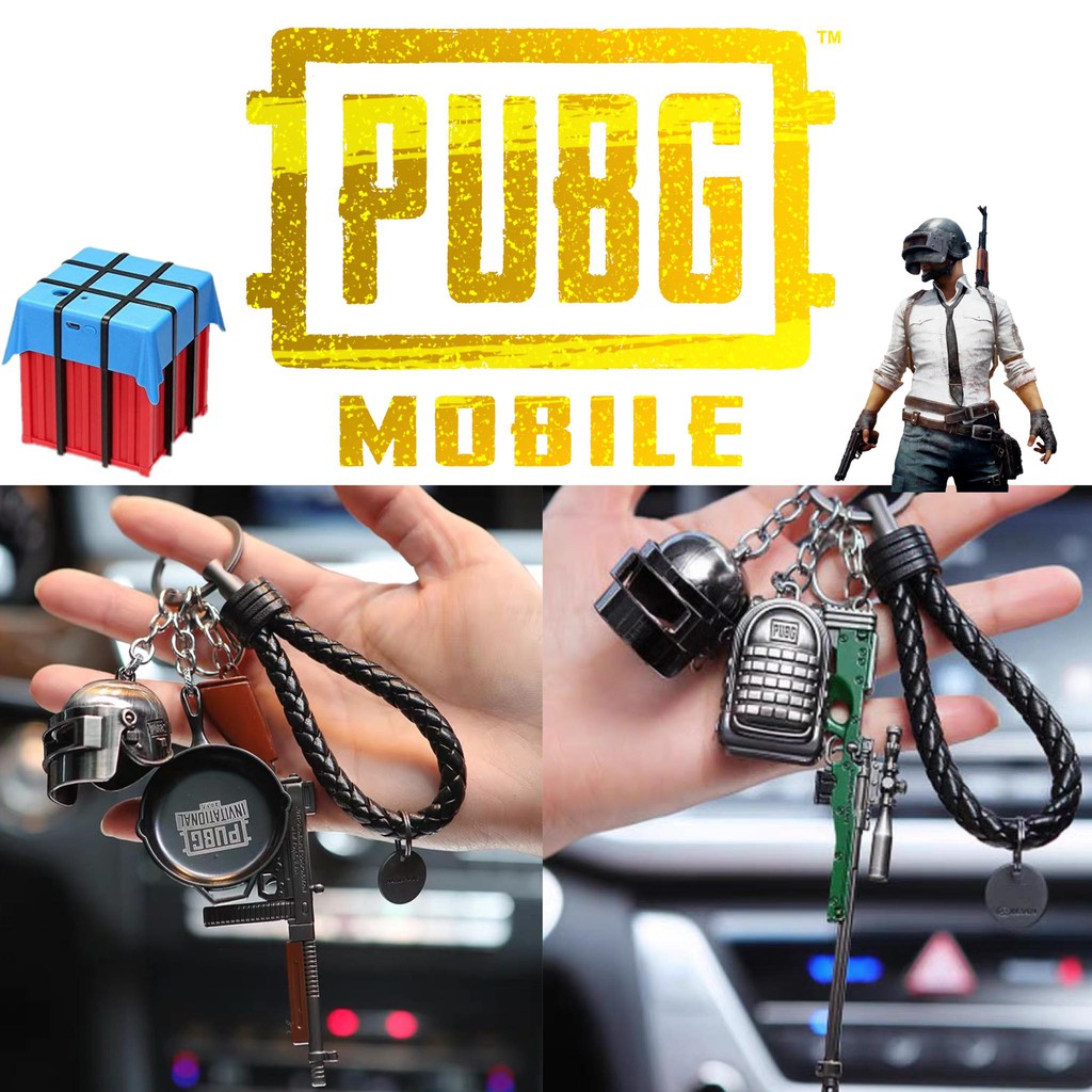 HOT Item !!! PUBG 3in 1 Keychain Set Eat Chicken Keychains Chicken ...