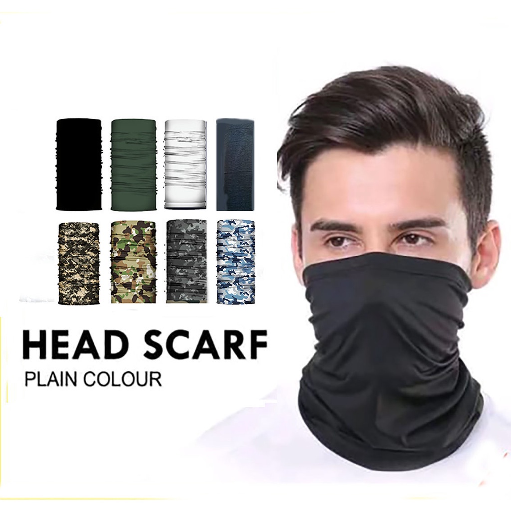 (READY STOCK KL) Half Face Mask motorcycle Headband Half Neck Scarf ...