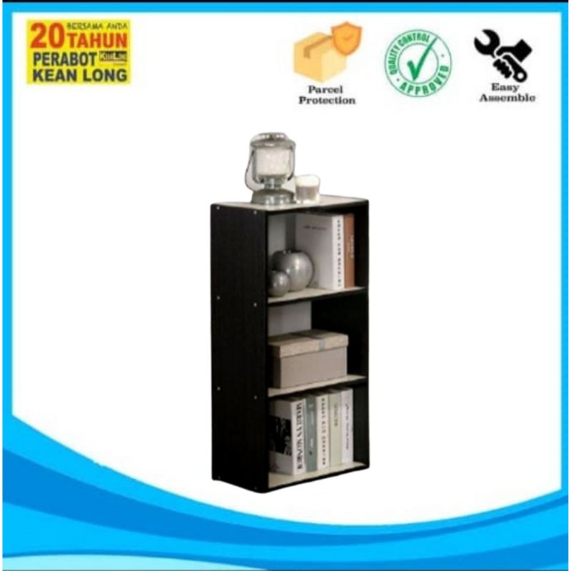 KLSB Colourbox WhiteWash / Colourbox Brown / Rak Buku 3 Tingkat ...