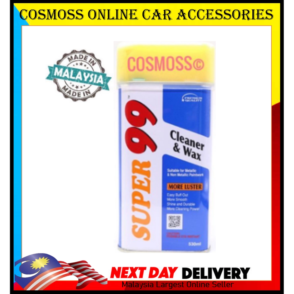 SUPER 99 Luster Cleaner & WAX 530ml (MADE IN MALAYSIA) | Shopee Malaysia