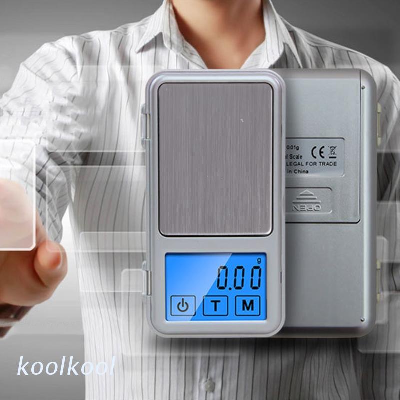 kool Weigh Gram Scale Digital Pocket Scales 500g by 0.1g Grams for ...
