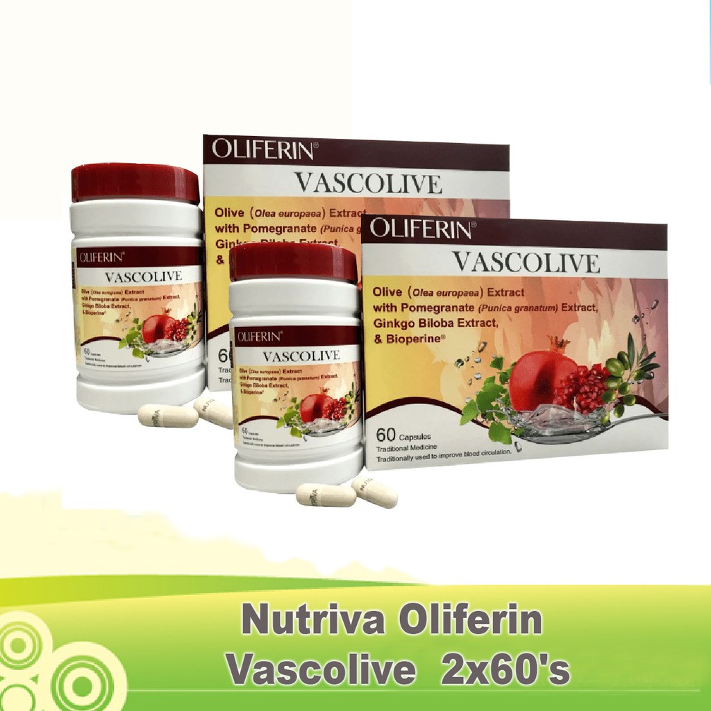 Nutriva Oliferin Vascolive (2x60's) | Shopee Malaysia