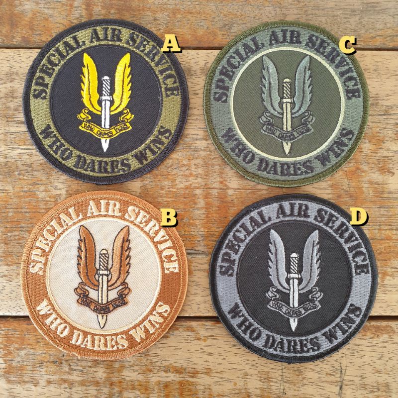 Special Air Service (SAS) embroidery patches 03 (ready stock) | Shopee ...