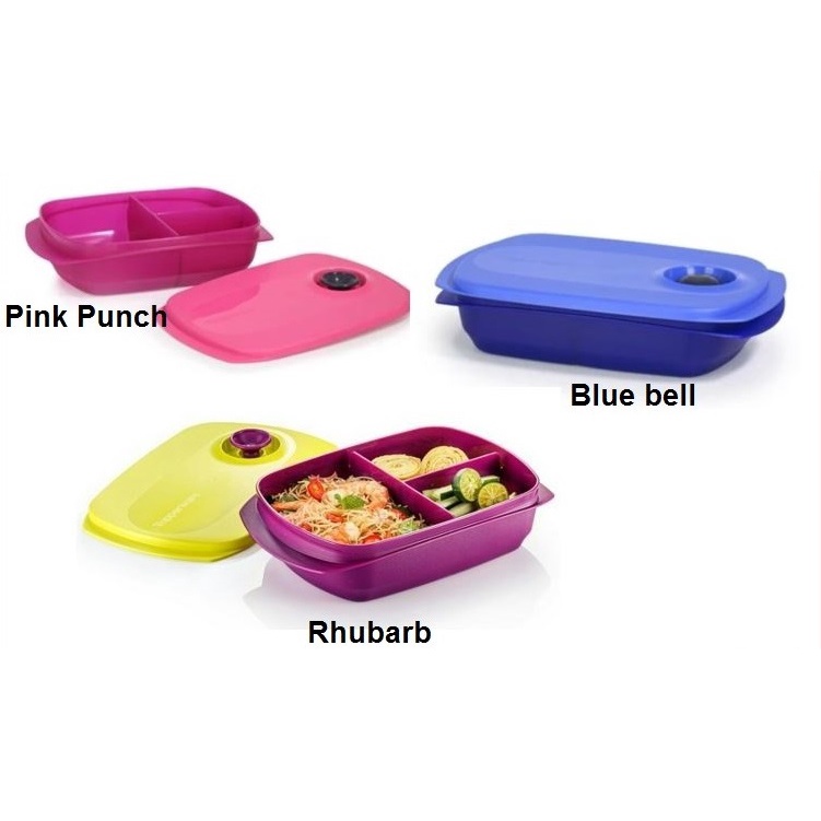 Tupperware Divided Lunch Box 1L / 900ml (1)pc Random Design and Color ...