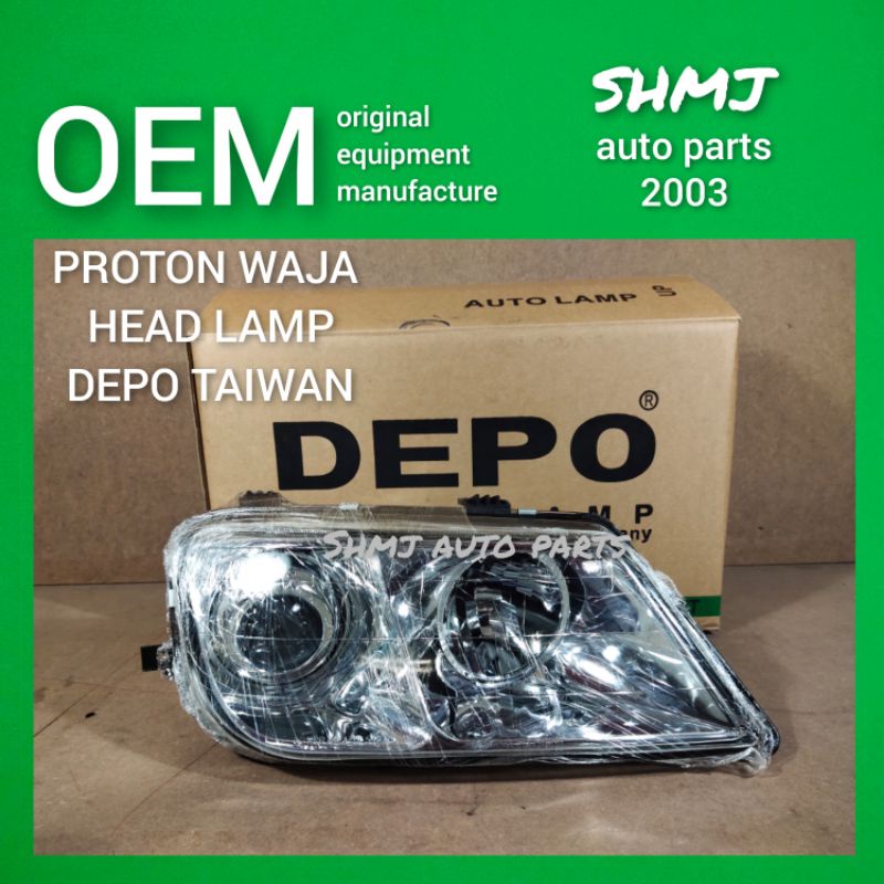PROTON WAJA MMC HEAD LAMP DEPO TAIWAN | Shopee Malaysia