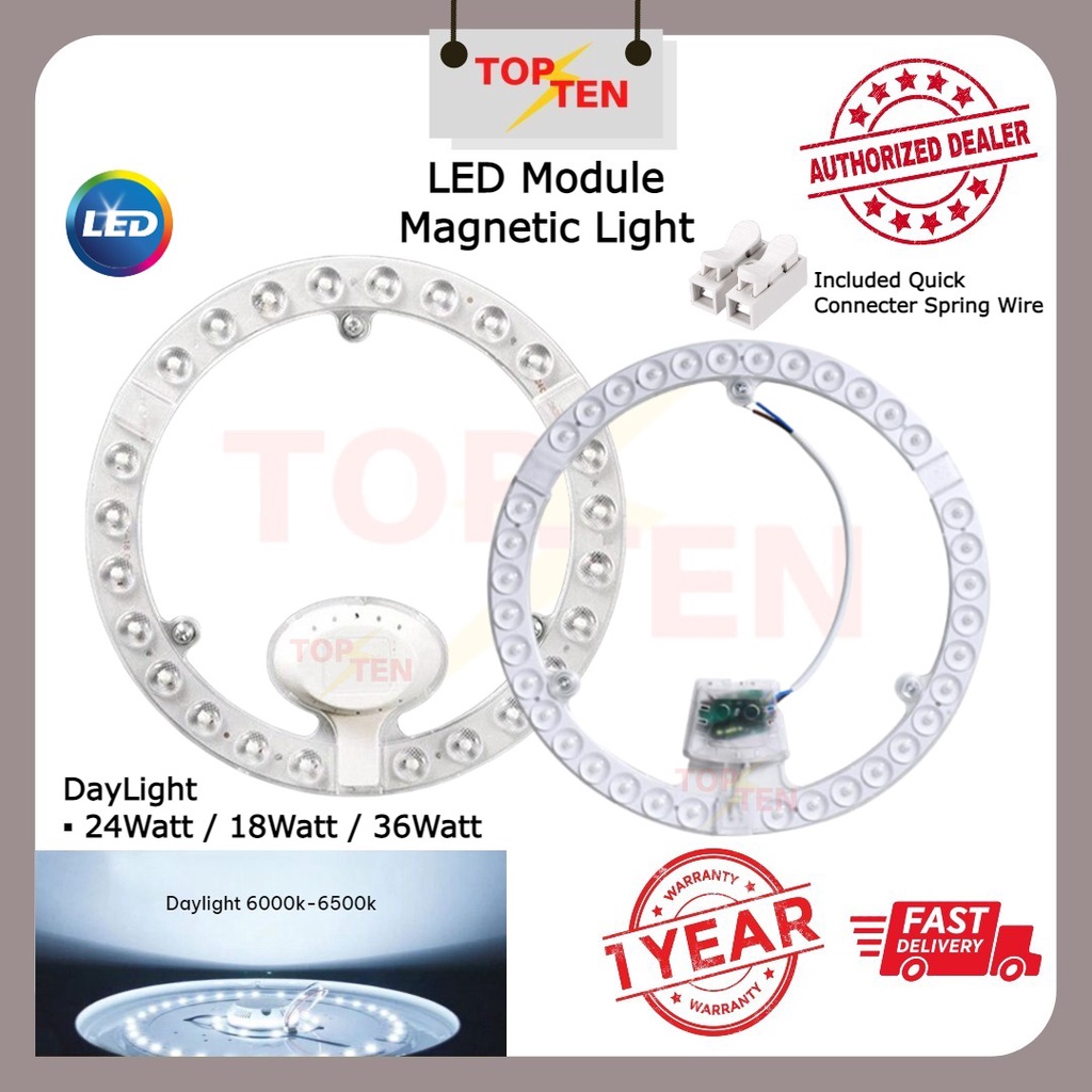 Led Magnet Modular Light 24W/36W/48W Magnet Light Replacement Circular ...