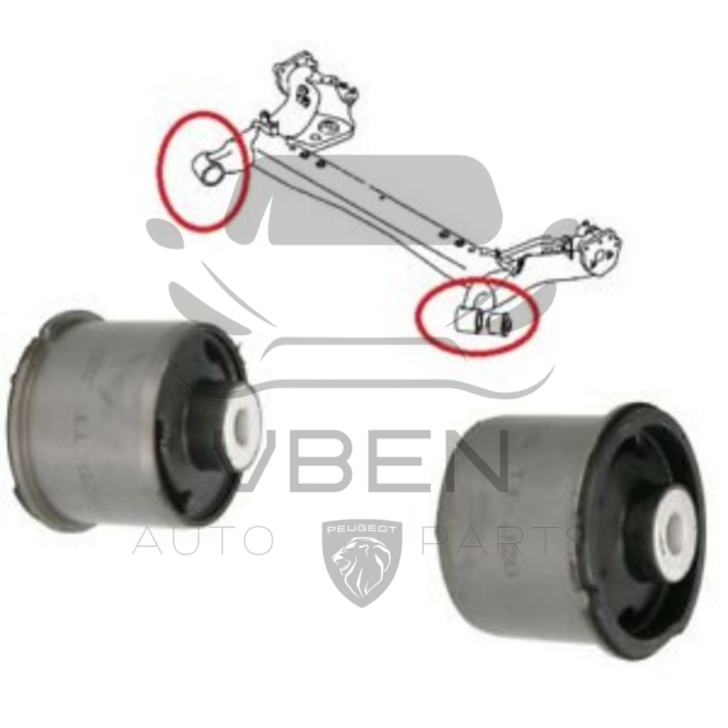 Axle Bush Rear For Peugeot 307 1.6cc Part No :5131A4 | Shopee Malaysia