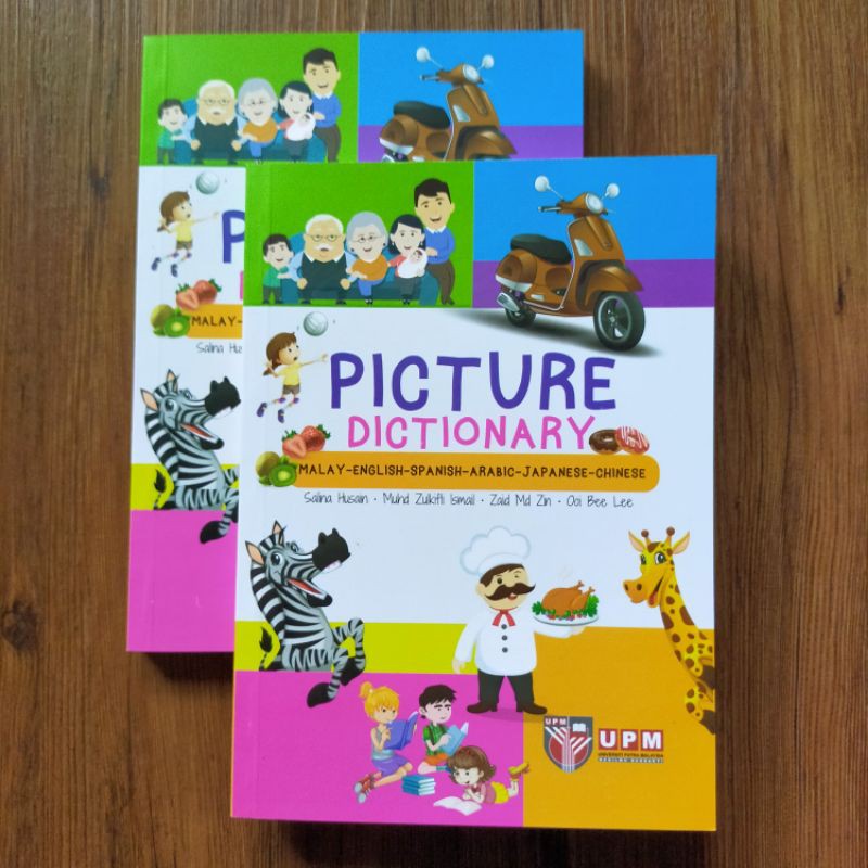 PICTURE DICTIONARY (Kamus Bergambar) - Melayu,English, Spanish, Arab ...