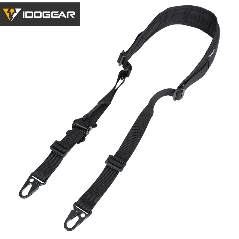 IDOGEAR 2 Point Tactical Gun-Slings Safety Sling Quick Adjust Padded ...