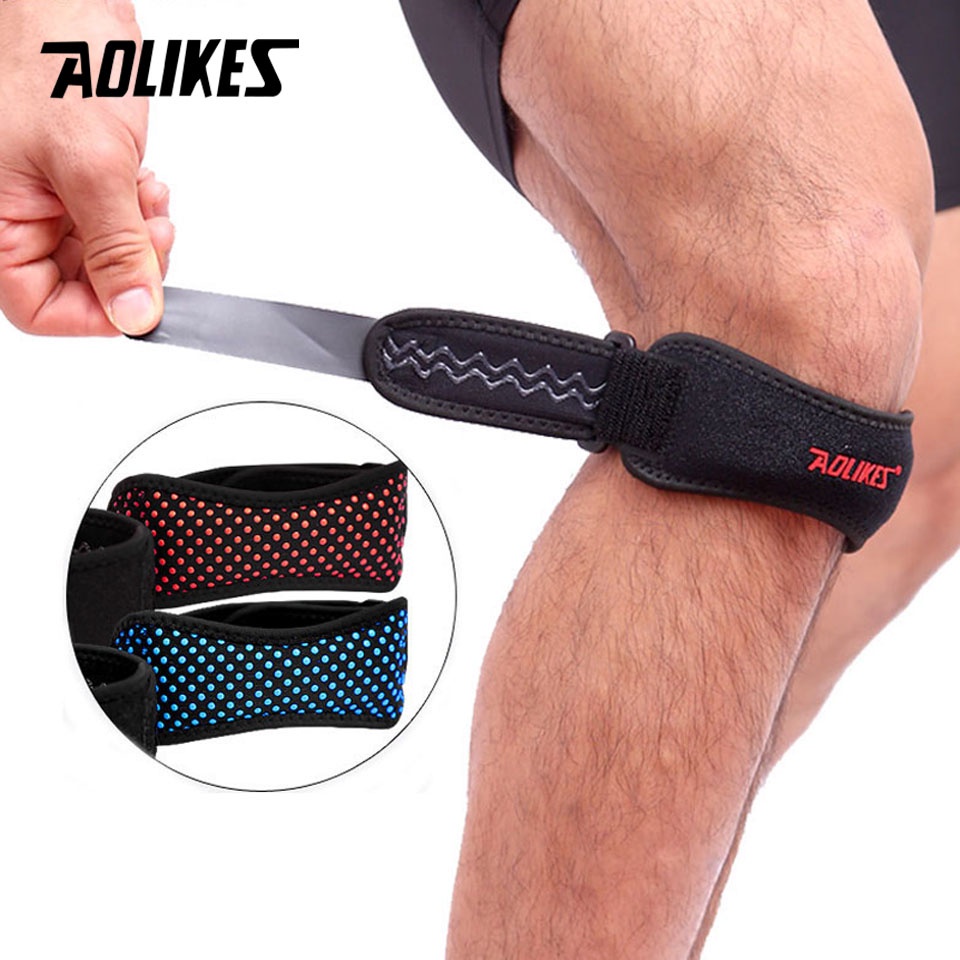 Aolikes Breathable Patella Adjustable Silica Gel Knee Brace (1 Pc ...