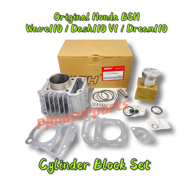 Wave110 / Dash110 V1 / EX5 Dream 110 ( Original BSH ) 1 Set Cylinder ...