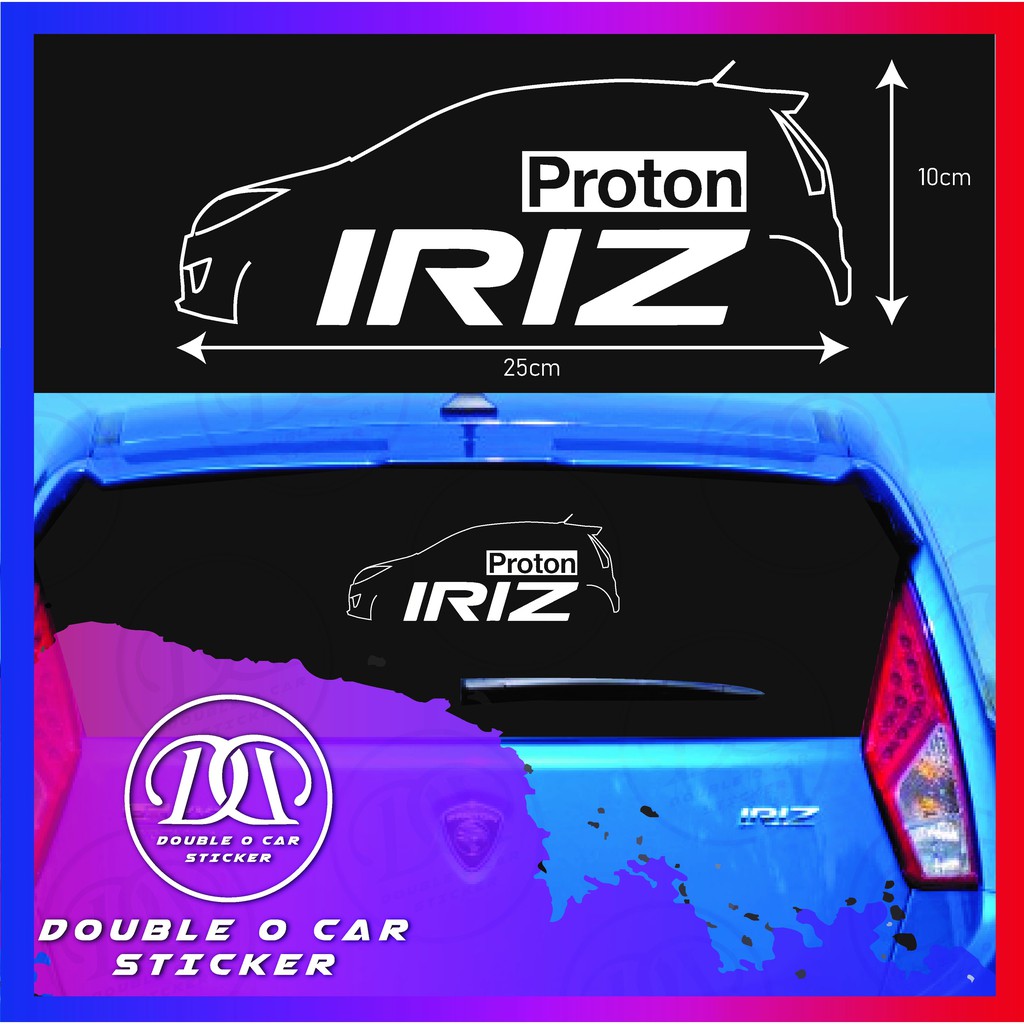 [Ready stock]PROTON IRIZ Line Symbol Sharpe High Grade Sticker KI00071 ...