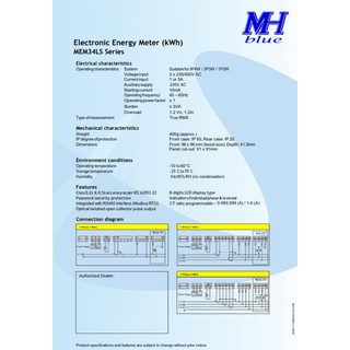 MH DIGITAL KWH METER (ENERGY METER) MEM34LS | Shopee Malaysia