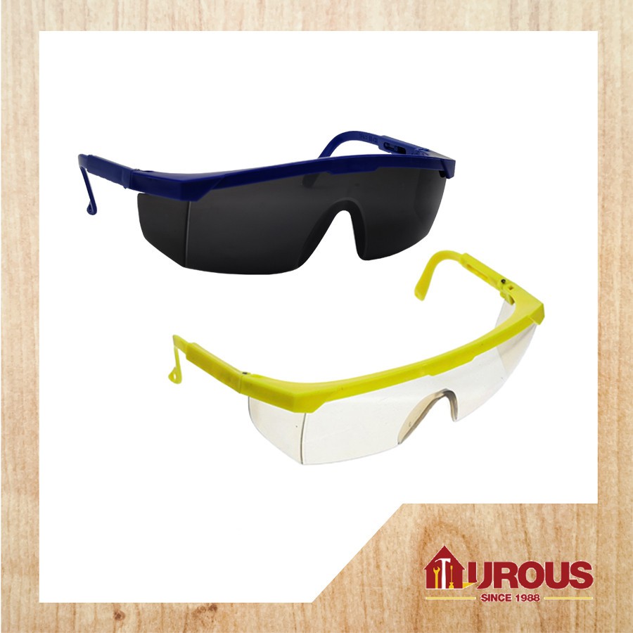 Eye Protection Safety Google Eyewear Yellow Frame Safety Goggle ...