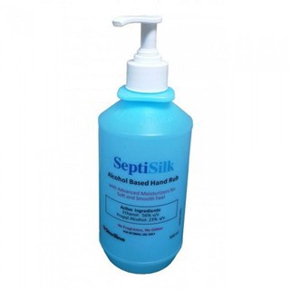 Septi-Silk 500ml, Alcohol Based Sanitizer Hand Rub 500ml (No-Rinse Hand ...