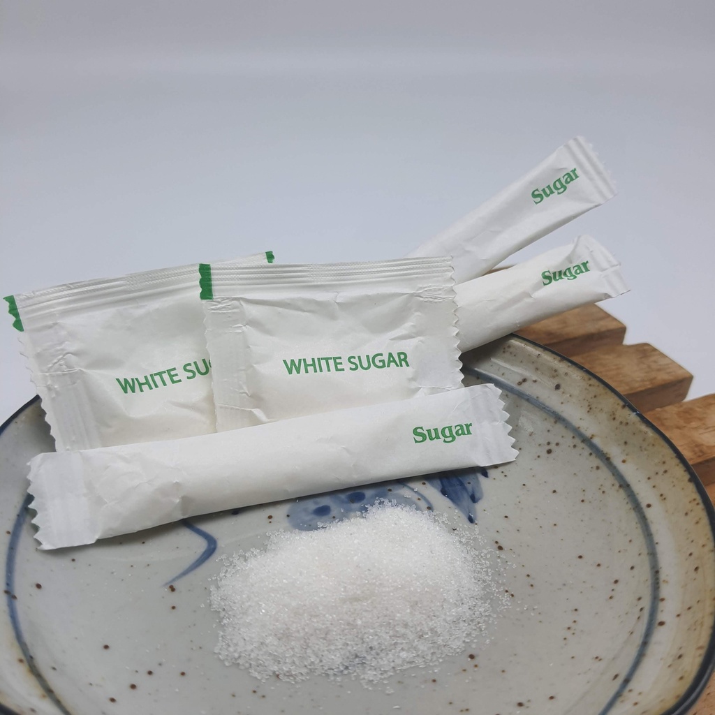 White Sugar in Sachet / Tube Packing(5 grams) [200 Sachets] | Shopee ...