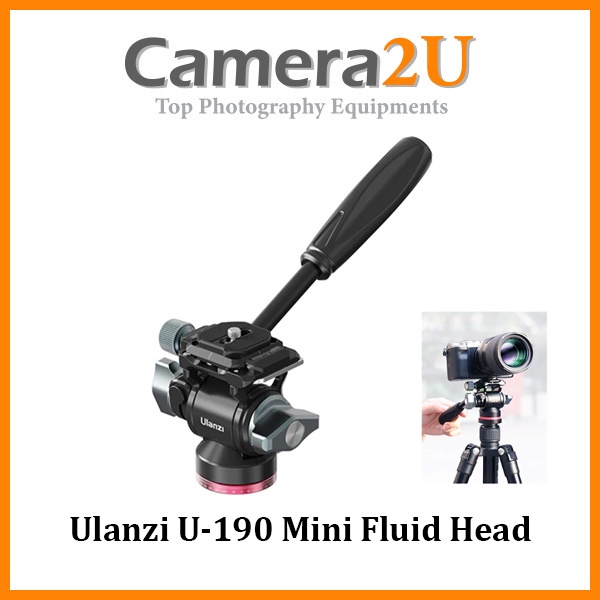 Ulanzi U-190 Mini Fluid Head for Tripod Monopod Camera Holder Stand ...