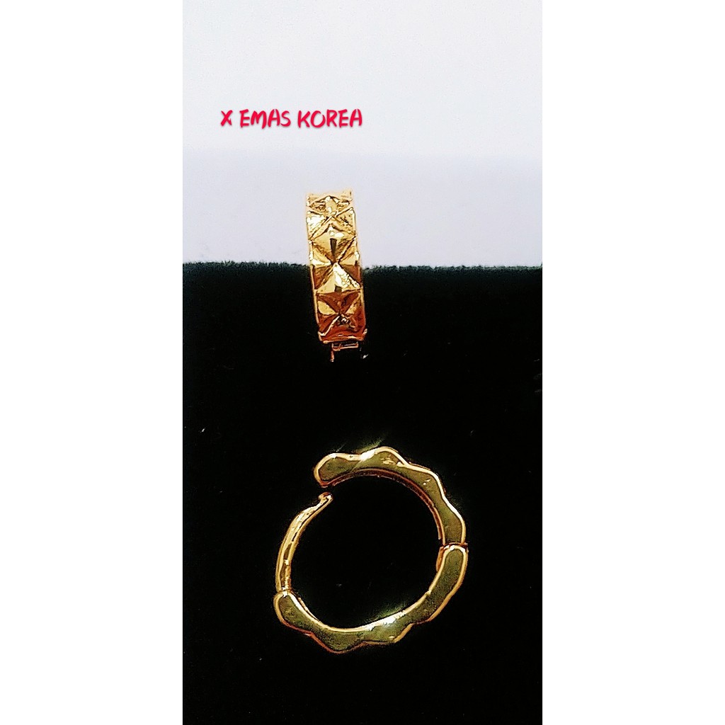 Subang Emas bangkok Jewellery new earring golden plated | Shopee Malaysia