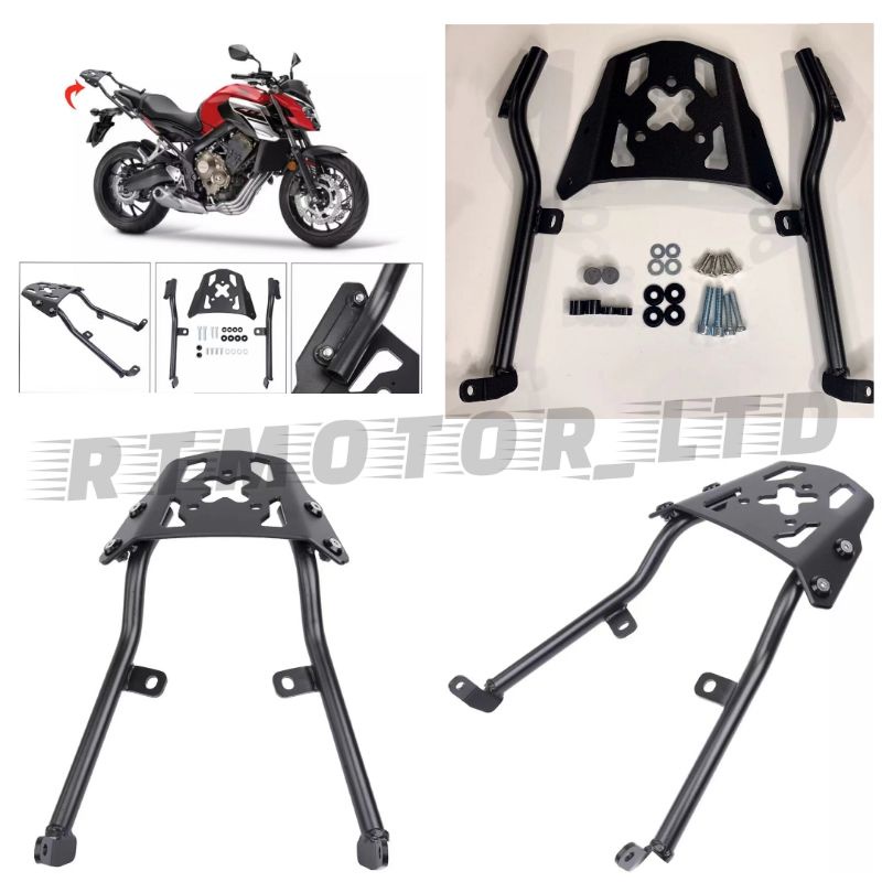 HONDA CB650F CBR650F TOP BOX RACK HEAVY DUTY TAPAK BOX 2013 2014 2015 ...