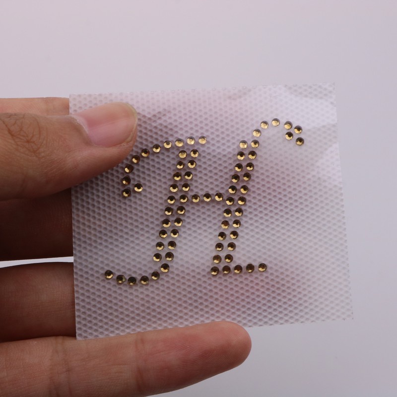 A-Z Hotifx Rhinestone Heat Press Diamond Enligh Letter Baby Name ...