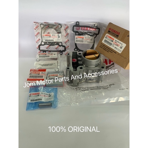 YAMAHA LC135 V1 V2 V3 V4 V5 V6 V7 STANDARD CYLINDER BLOCK SET TOP SET ...