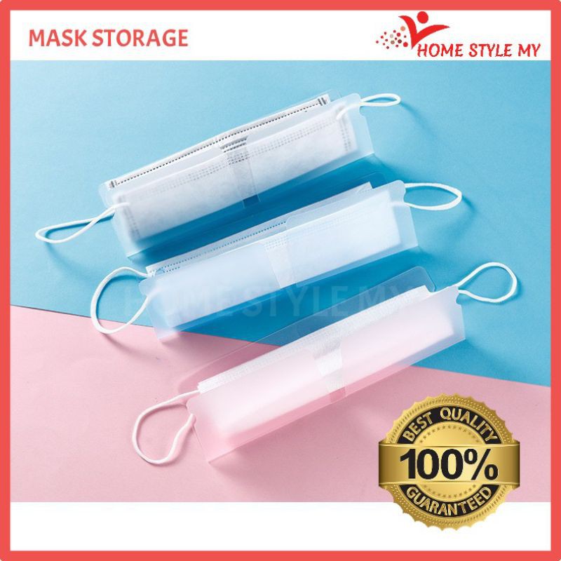Portable Face Mask Plastic Storage Clip Holder (Klip Penyimpanan Topeng ...