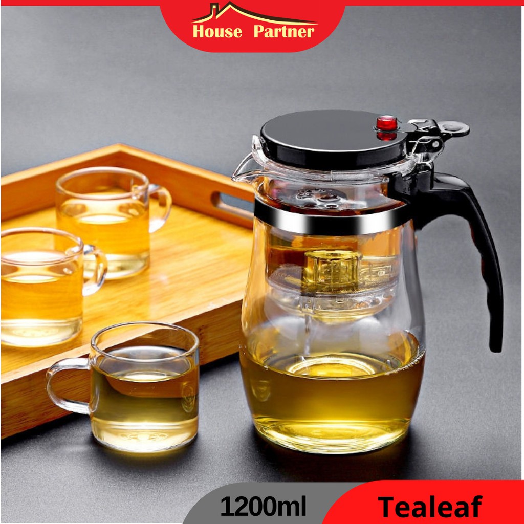 【House Partner】Elegant Tealeaf Isolated Teapot Thickened Teapot Heat ...