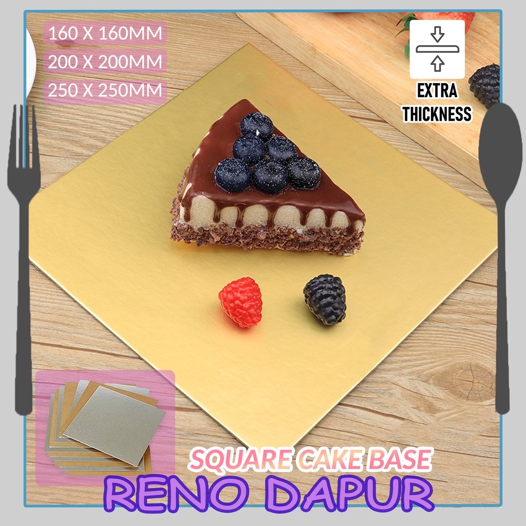 1 PC SQUARE CAKE PAPER CAKE BOARD CAKE BASE Cake Mat Cake Cardboard ...