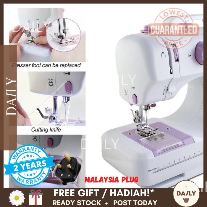 🐻DAILY🐻 mesin jahit sewing machine 505A mesin jahit mini sewing machine ...