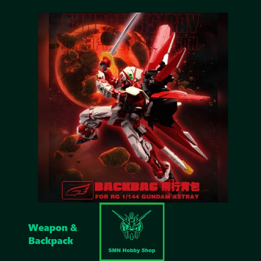 RG 1/144 Astray Red Frame Flight Unit Backpack [EffectsWings] (Gundam ...