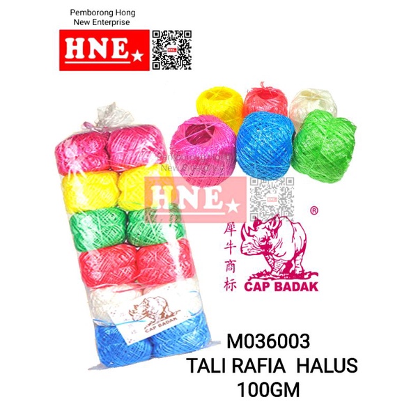 ⭐READY STOCK ⭐ TALI RAFIA HALUS 100GM CAP BADAK | Shopee Malaysia