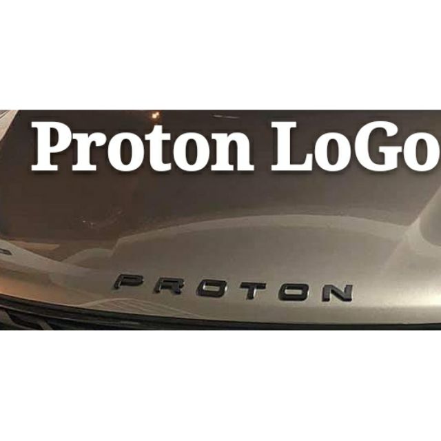 Proton X70 X-70 LoGo Emblem Chrome Black Proton LoGo Iriz SaGa Persona ...