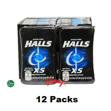 12 Packs Halls XS Mentho-Lyptus Sugar Free Mint Sweet 15g Each (READY STOCKS) | Shopee Malaysia