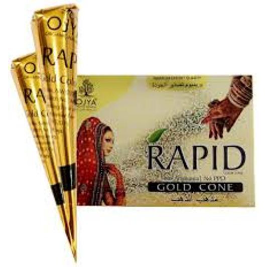 OJYA GOLD HENNA CONE (12 pcs of 1 box) | Shopee Malaysia
