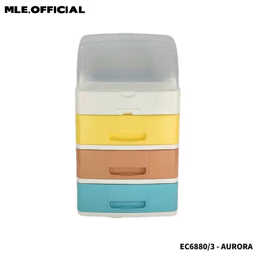 Century Dish Drainer With Cover 3 Tier EC6880/3 New Color Zora Aurora ...