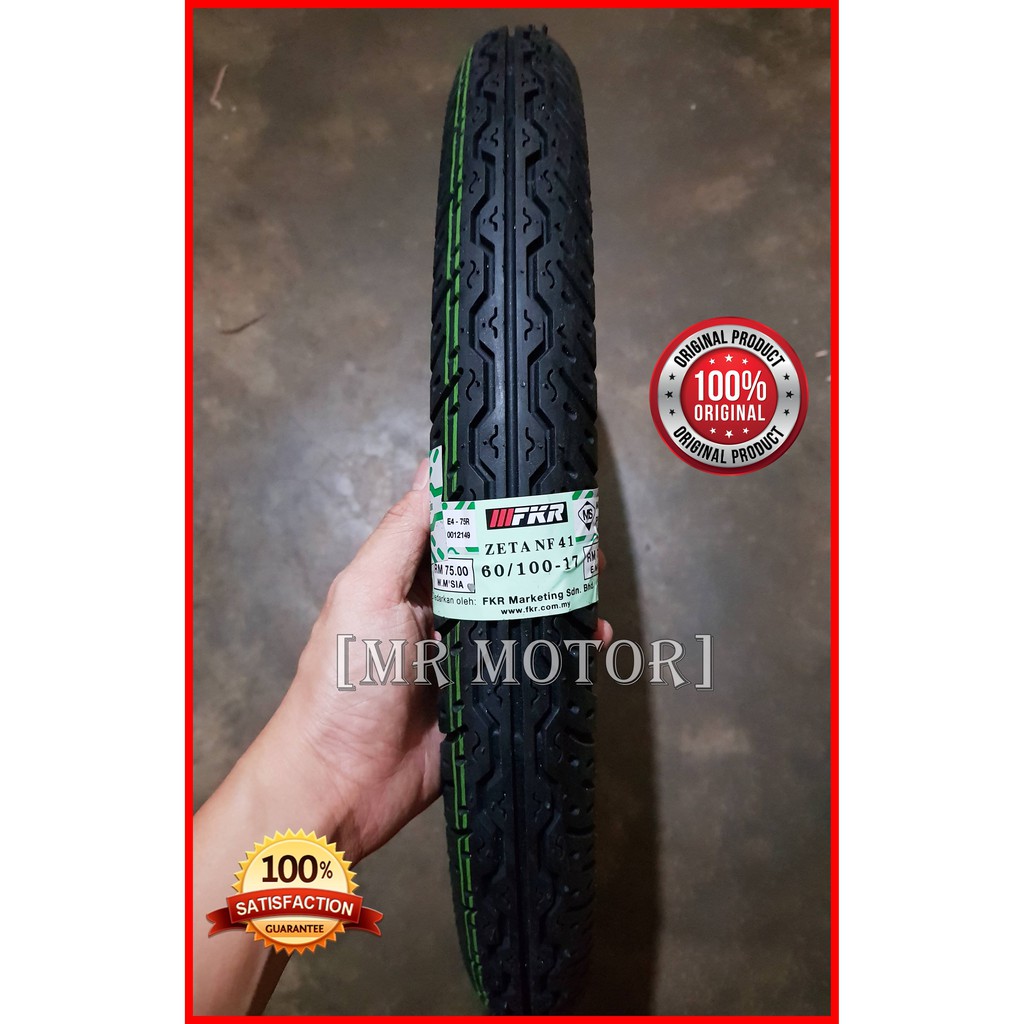 Tayar Ex5 Tyre 60/100-17 NF41 ZETA FKR (100% Original) | Shopee Malaysia