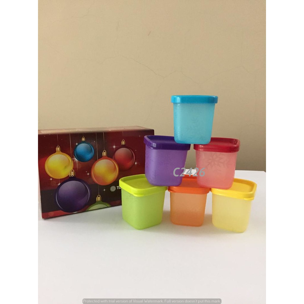 Tupperware Rainbow Cubes set (6 pcs) | Shopee Malaysia