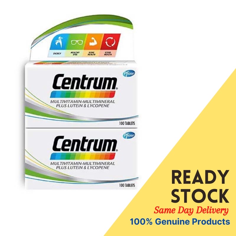 CENTRUM MULTIVITAMIN-MULTIMINERAL PLUS LUTEIN & LYCOPENE (HEALTHY BODY ...