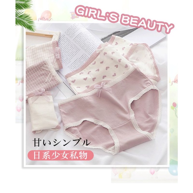 【🇲🇾ready stock】(P1)lady & girl's panties,Japan style cotton underwear | Shopee Malaysia