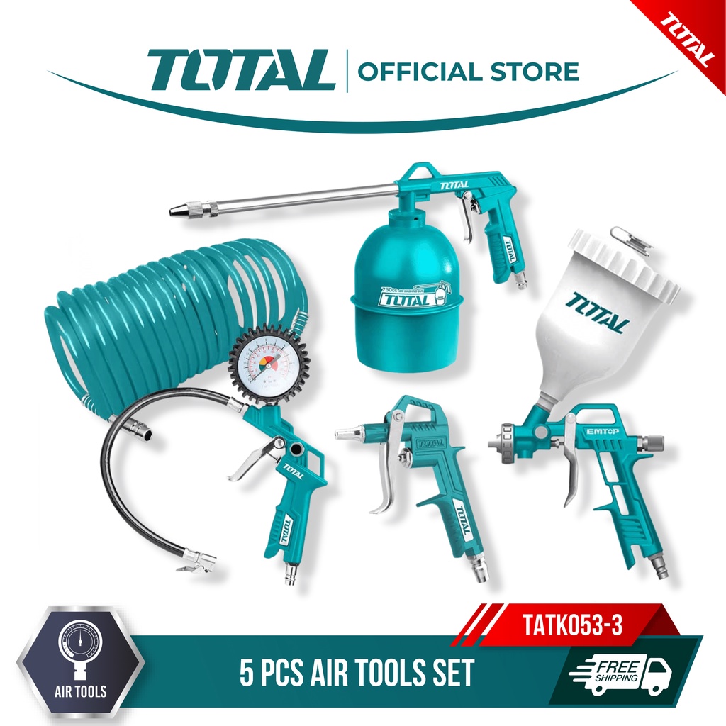 Total Air Tools Set (5 Pcs) TATK053-3 | Shopee Malaysia