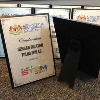 Plak Cenderahati Plak Kayu Murah Ready Stock Wooden Plaque | Shopee ...