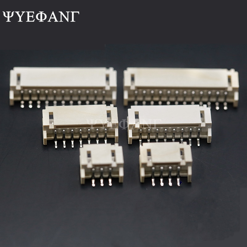 10PCS PH2.0 2.0mm Patch Horizontal SMD Socket Plug Wire Connectors 2/3/4/5/6/7/8P Pin Header JST ...