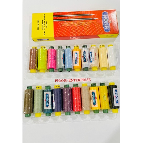 Benang 20pcs brand NONA sewing thread | Shopee Malaysia