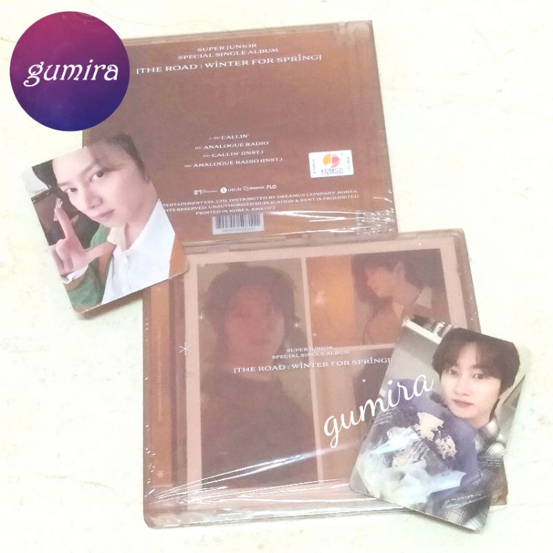 🇲🇾 Officially Unsealed SUPER JUNIOR Album The Road Winter For Spring C ...