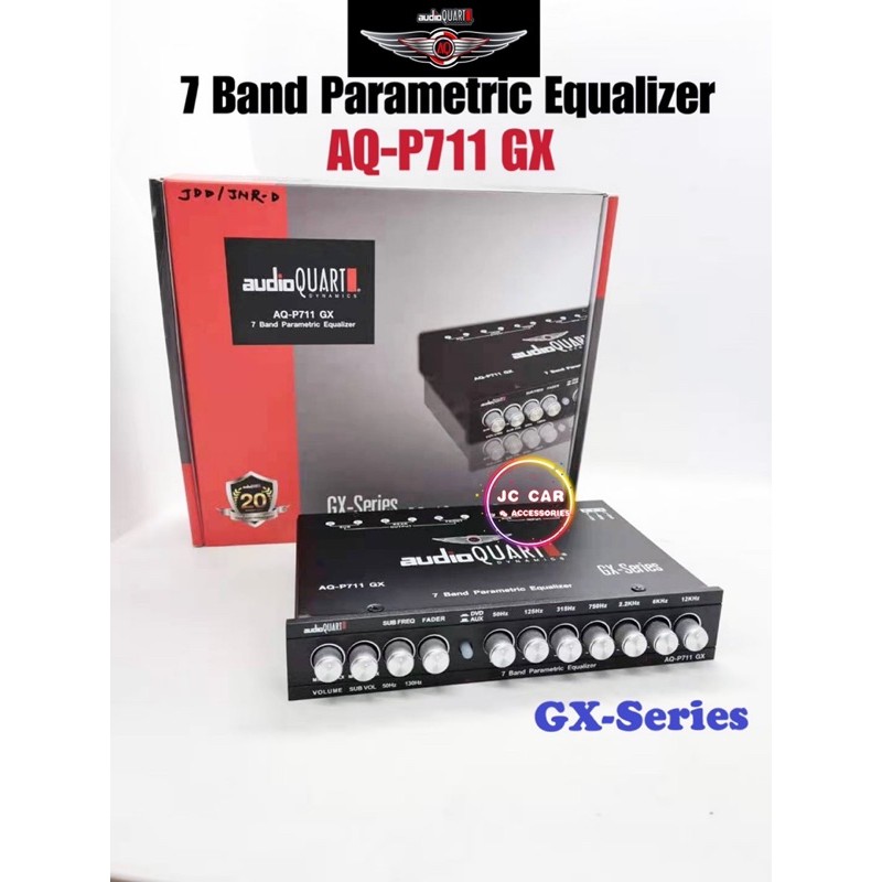 Audio Quart AQ-P711 GX Series 7 Band Parametric Equalizer | Shopee Malaysia