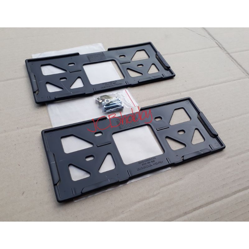 UNIVERSAL Honda motorcycle license plate Cover, original AHM, complete ...