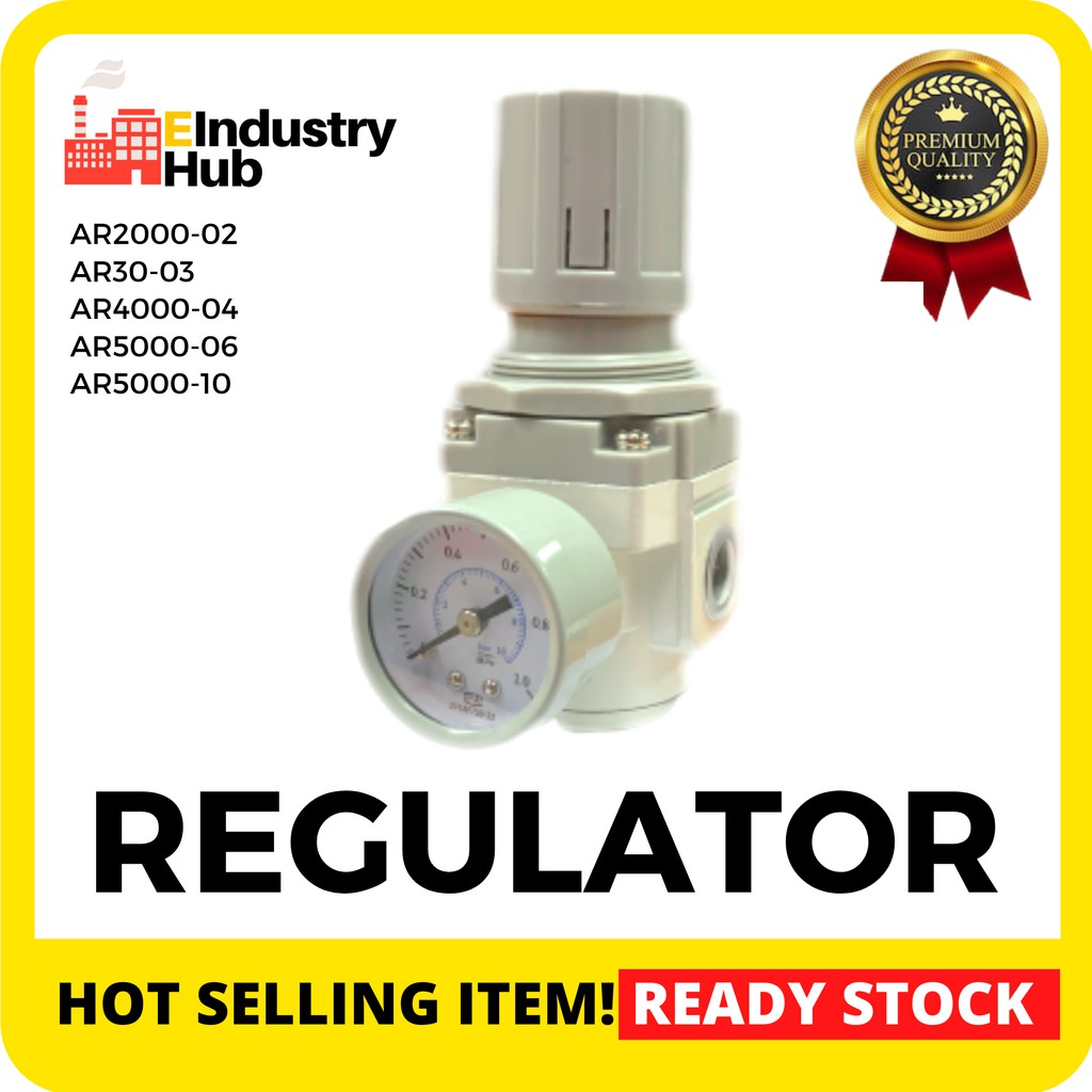 Swish SMC Type Pneumatic Air Regulator Air Pressure Regulator (AR2000 ...